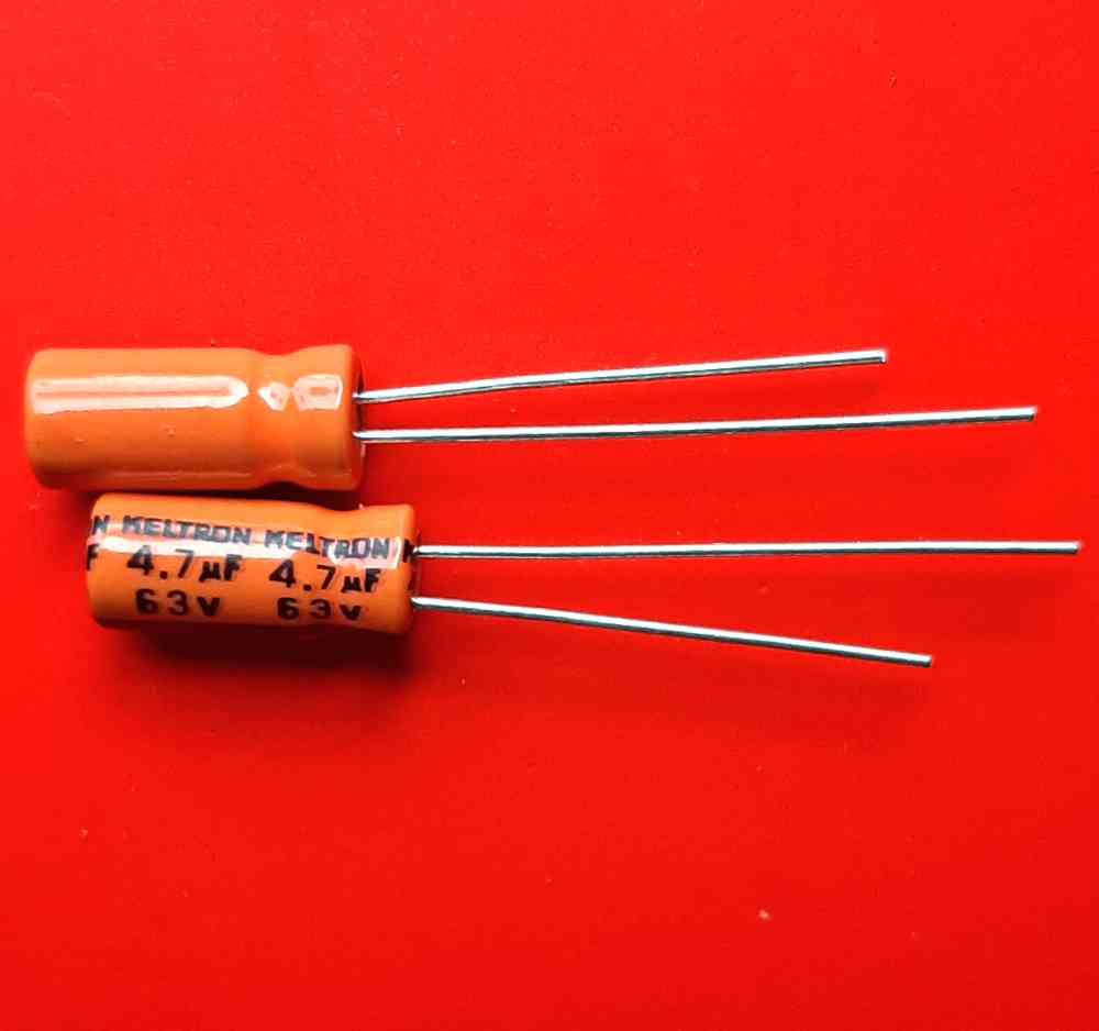 4.7uF 63V Electrolytic Capacitor - 20PCs