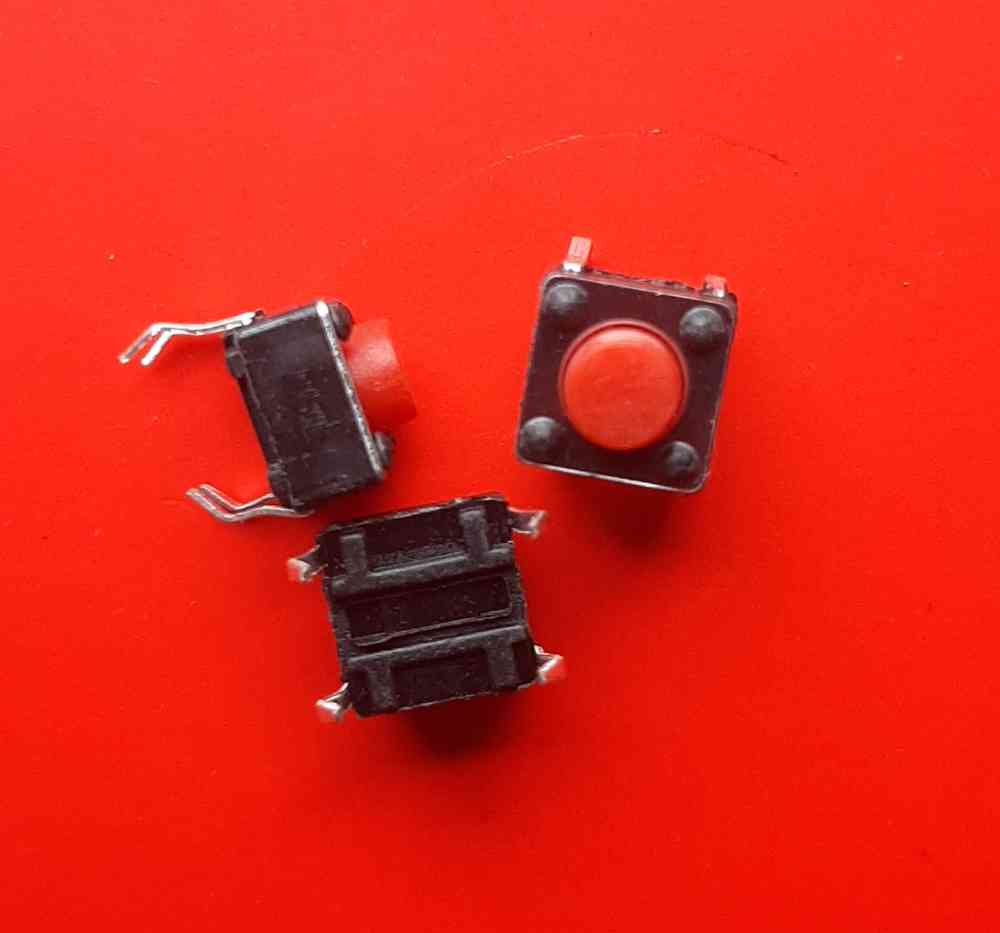 4 Pin Push Button Switch 6x6x6 - 40PCs